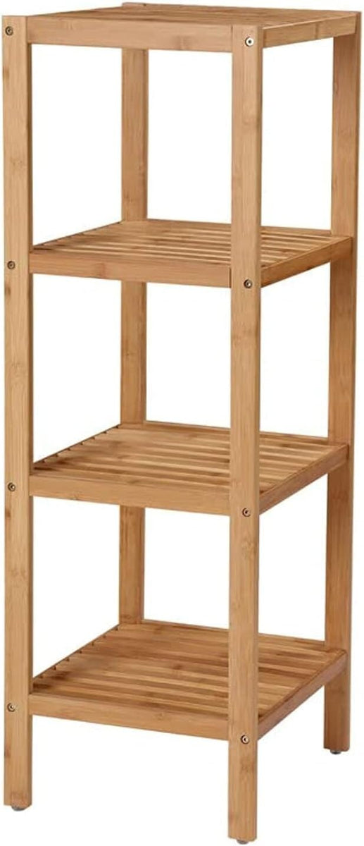 Bamboo Shelf 5 Rows 28 inch nature Color | ColourTree