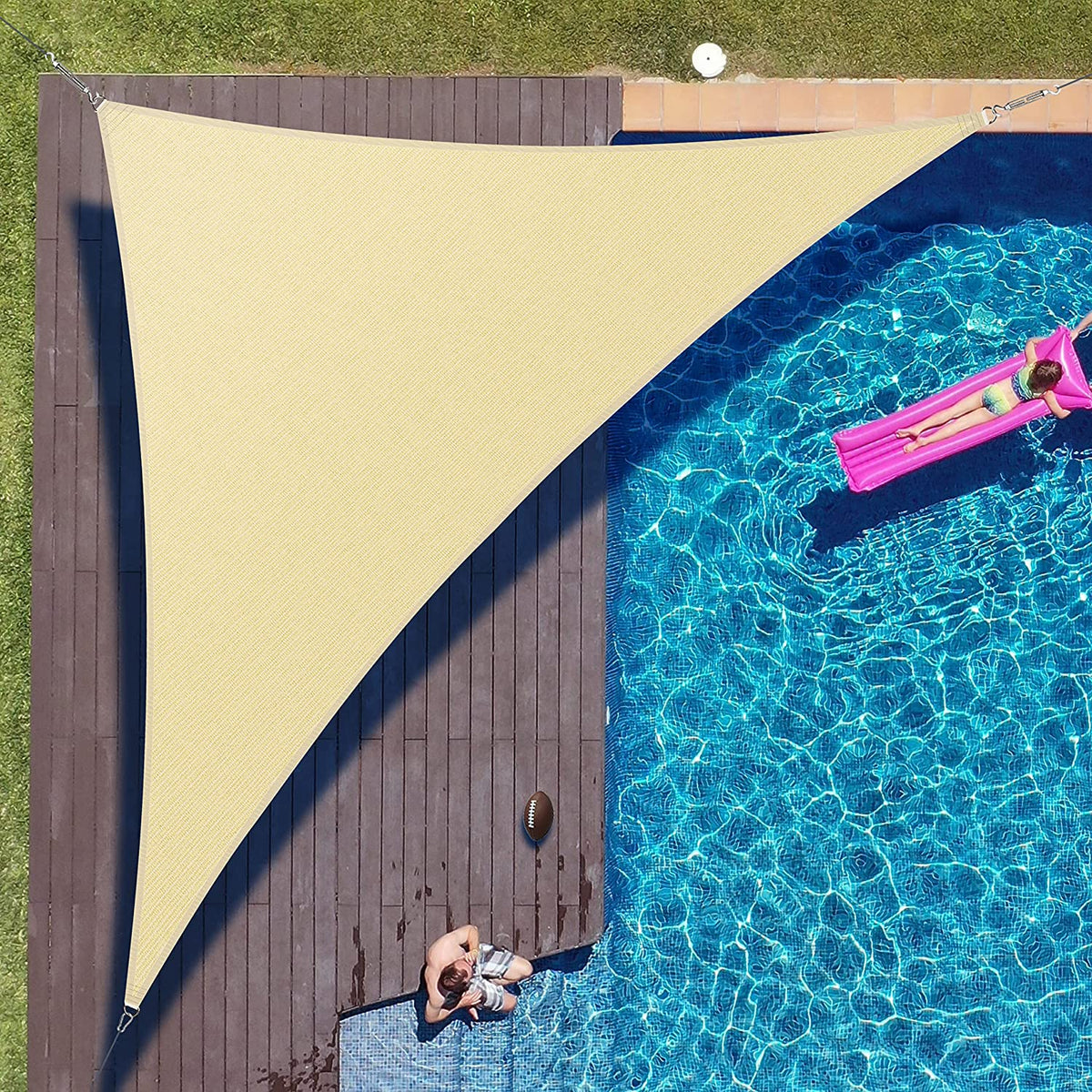 Triangle Sun Shade Sails - Many Sizes & Colors - Colourtree– ColourTree